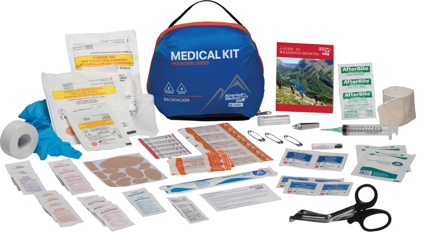 Adventure Medical Kits 01001003 Mountain Backpacker Medical Kit Treats ...