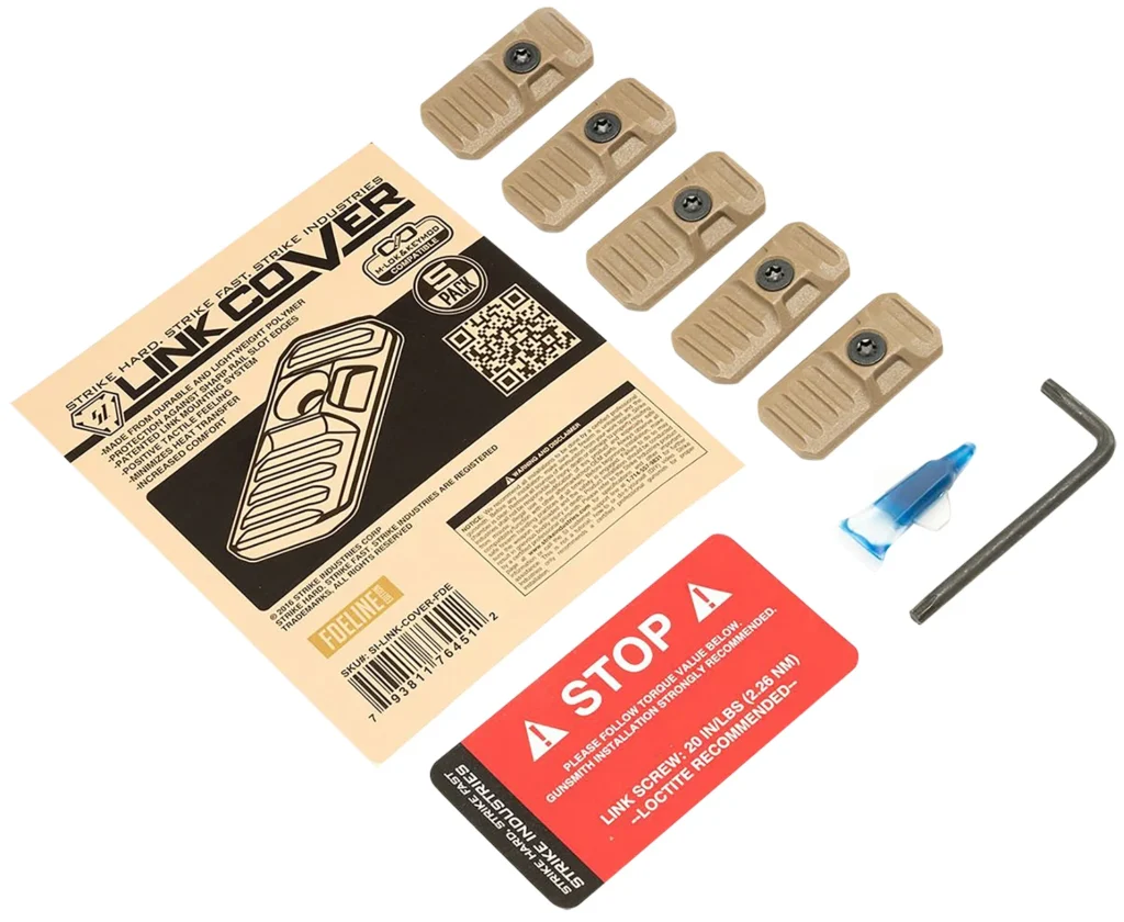 Strike Industries LINK-COVER-FDE LINK Cover Flat Dark Earth Polymer for ...