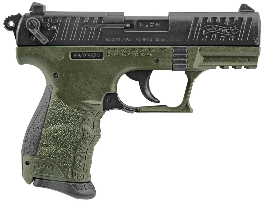 Walther Arms 5120338 P22 Military *CA Compliant 22 LR 10+1 3.42" Matte ...
